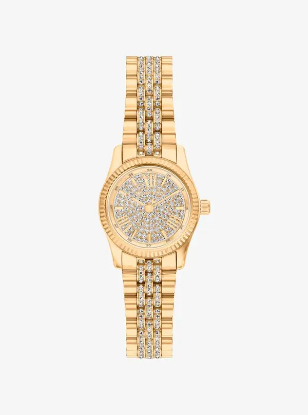 Michael Kors Petite Lexington Pavé -tone Watch In By