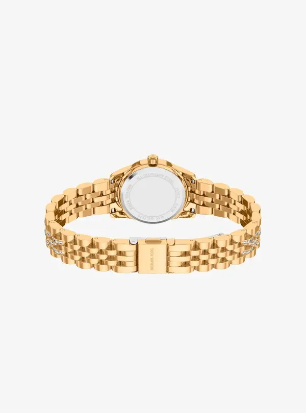 Michael Kors Petite Lexington Pavé -tone Watch In By