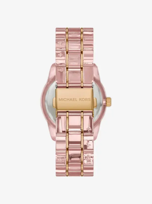 Michael Kors Bryant Pavé -tone And Acetate Watch In By