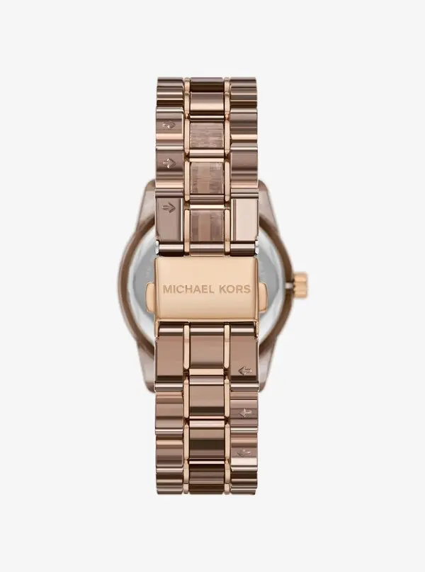 Michael Kors Bryant Chronograph Watch With Pavé Bezel