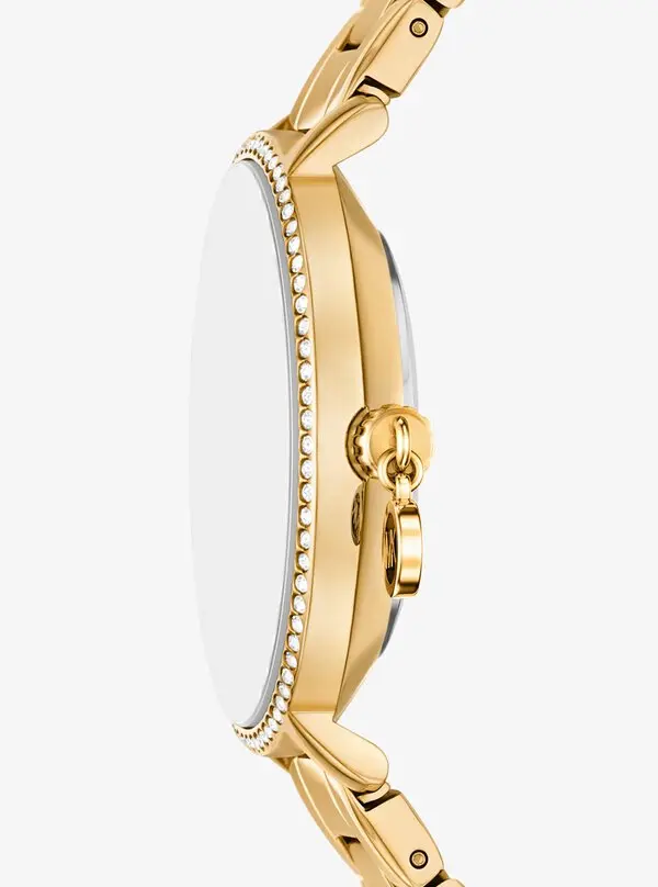 Michael Kors Mini Pyper Pavé -tone Watch In By