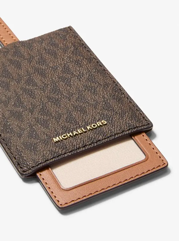 Michael Kors Jet Set Signature Logo Luggage Tag