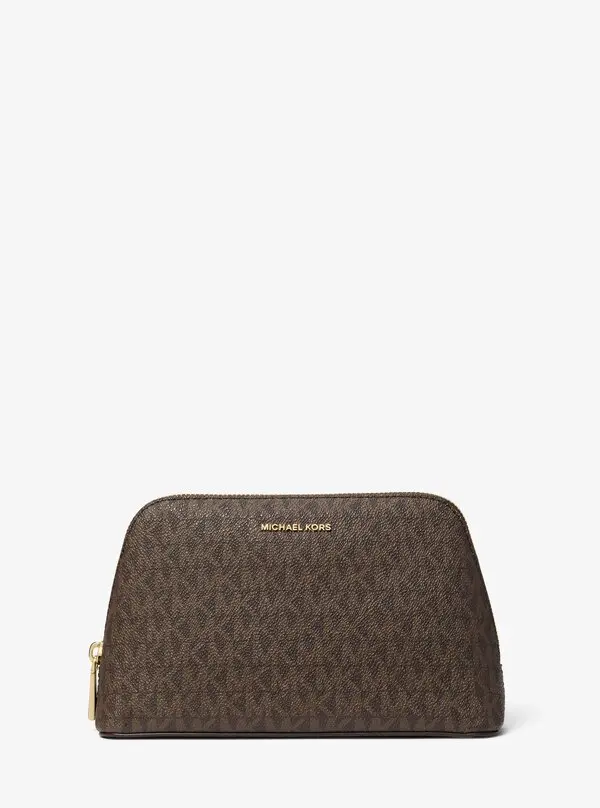 Michael Kors Jet Set Medium Signature Logo Travel Kit - Brown
