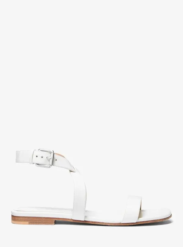 Michael Kors Bridgette Leather Sandal In Size By