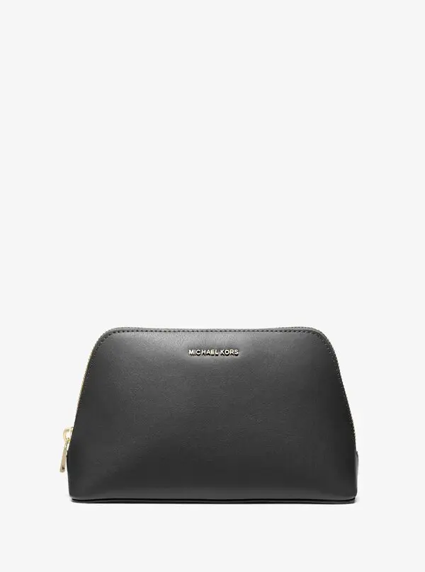Michael Kors Jet Set Medium Leather Travel Kit - Black