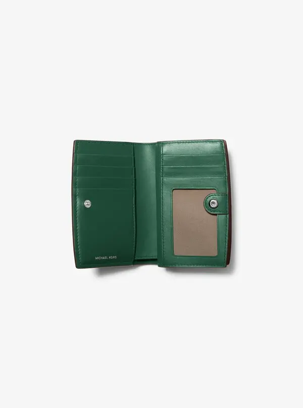 Michael Kors Bryant Medium Pebbled Leather Wallet In By