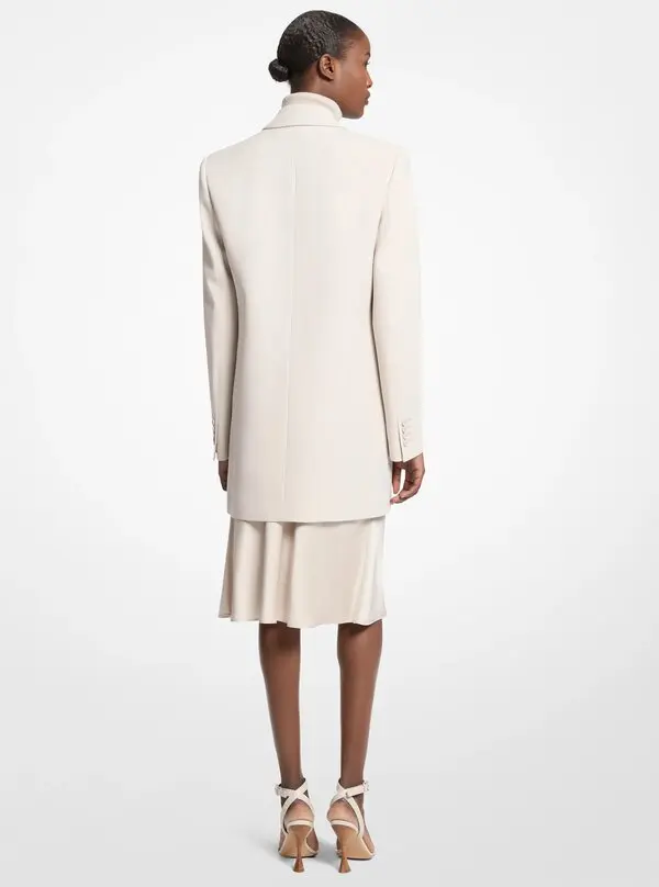 Michael Kors Double Crepe Sablé Boyfriend Blazer