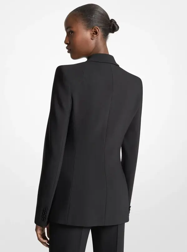Michael Kors Stretch Wool Crepe Blazer