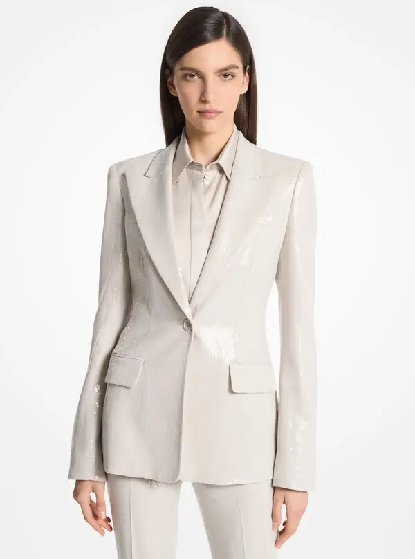 Michael Kors Georgina Sequined Blazer