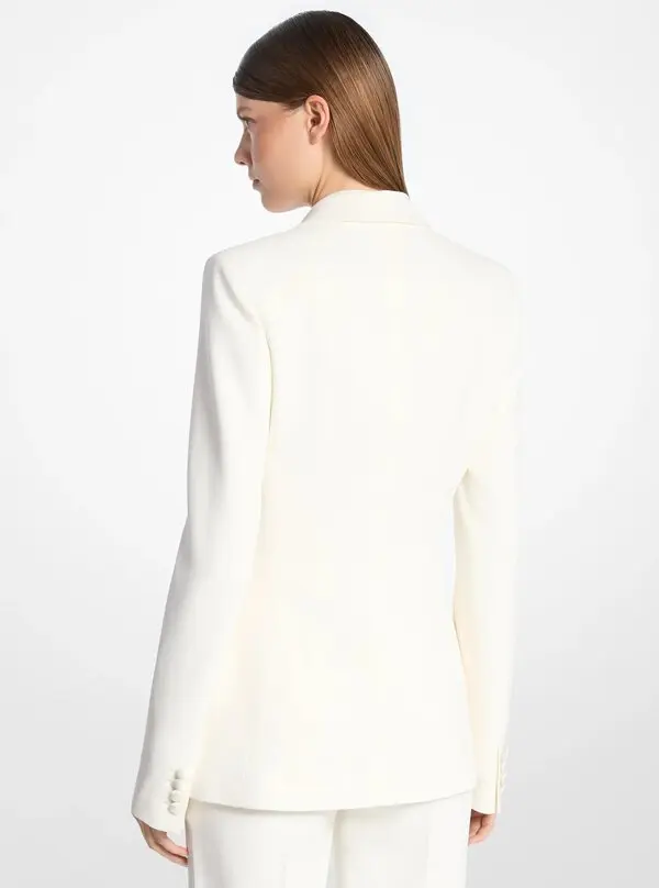 Michael Kors Georgina Hand Embellished Double Crepe Sablé Blazer