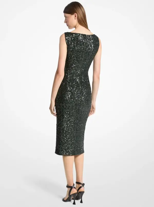 Michael Kors Sequined Dress In Size By