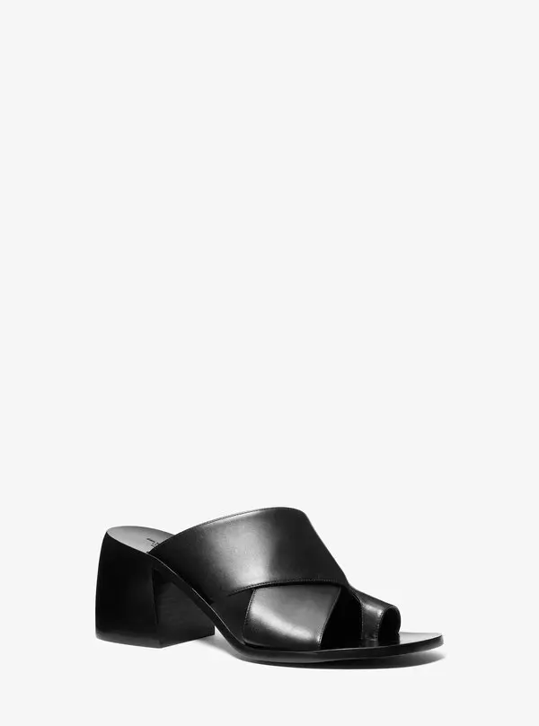 Michael Kors Meghan Leather Mule