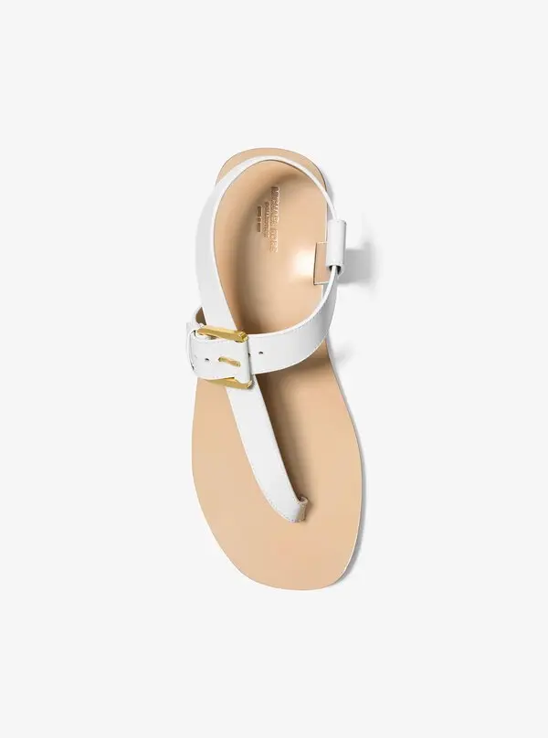 Michael Kors Penelope Leather Sandal - White