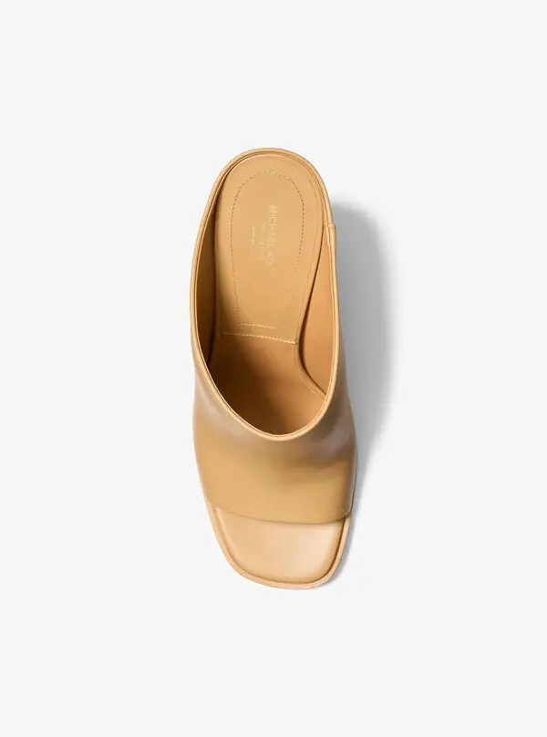 Michael Kors Natasha Leather Mule - Natural
