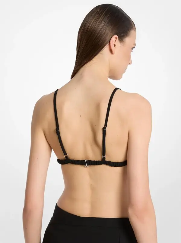 Michael Kors Stretch Wool Bralette In Size By