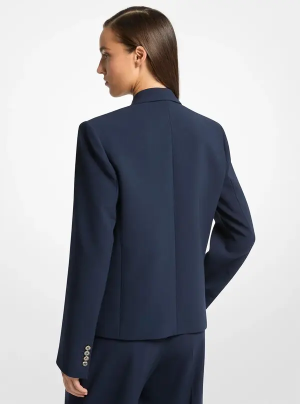 Michael Kors Double-breasted Wool Serge Admiral Blazer