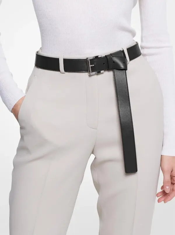 Michael Kors Leather Trouser Belt