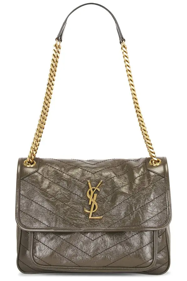 Saint Laurent Medium Niki Chain Bag - Light Musk