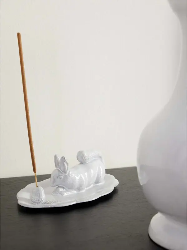 ASTIER DE VILLATTE Squirrel Porcelain Incense Holder