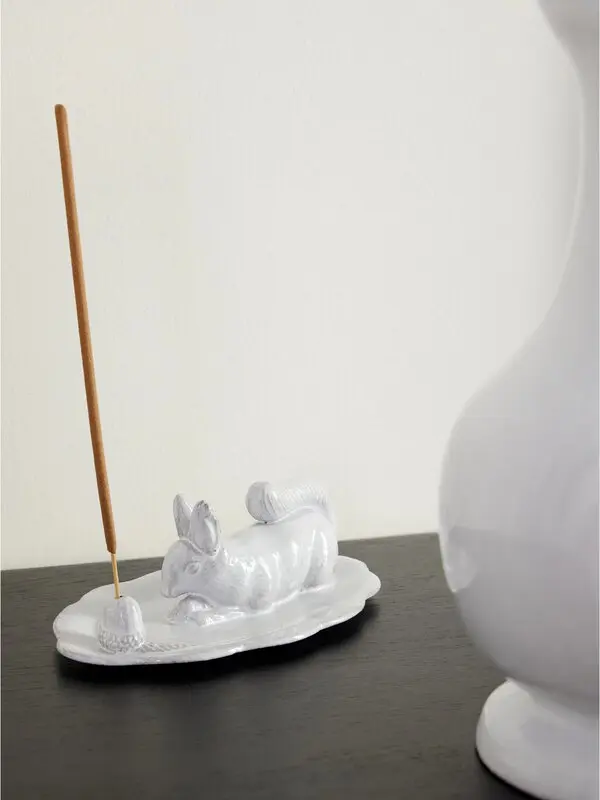 ASTIER DE VILLATTE Squirrel Porcelain Incense Holder