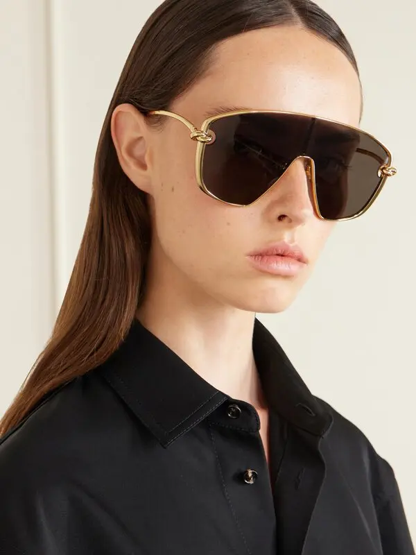 Bottega Veneta Knot Aviator-style Sunglasses