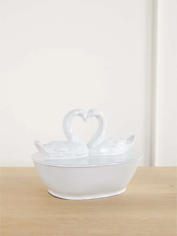 ASTIER DE VILLATTE Cygne Porcelain Box