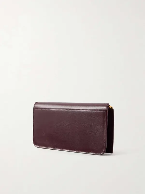 Saint Laurent Cassandre Leather Clutch