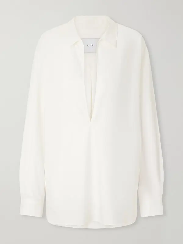 SSSTEIN Cotton Shirt - White