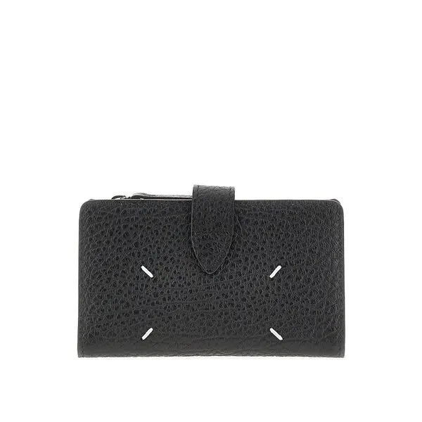 MAISON MARGIELA Grain Leather Bi-fold Cardholder