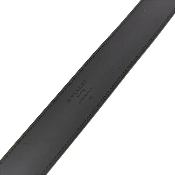 Givenchy Leather Clássique Belt With Silver-finished Buckle