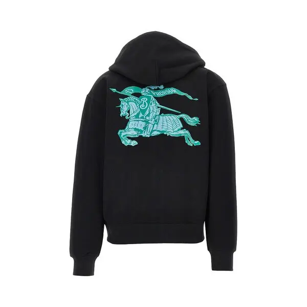 Burberry Heritage Logo Print Full-zip Hoodie