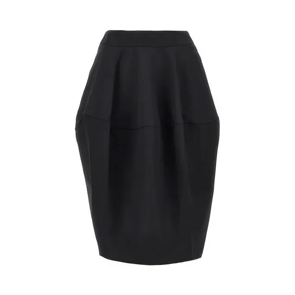 Jacquemus Ovalo Wool Skirt