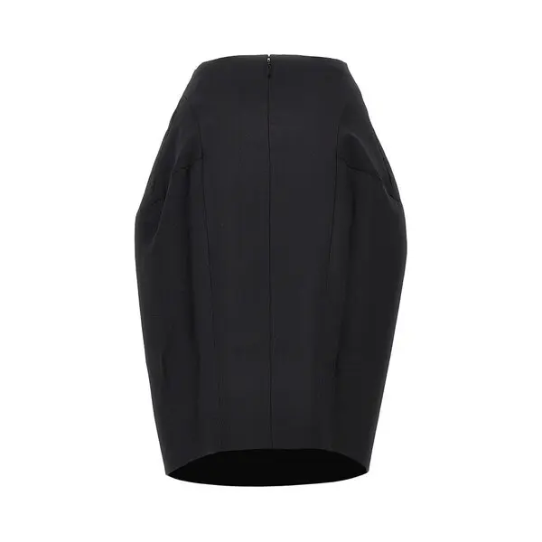 Jacquemus Ovalo Wool Skirt