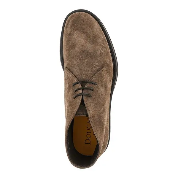 DOUCAL'S Suede Leather Lace-up Boots