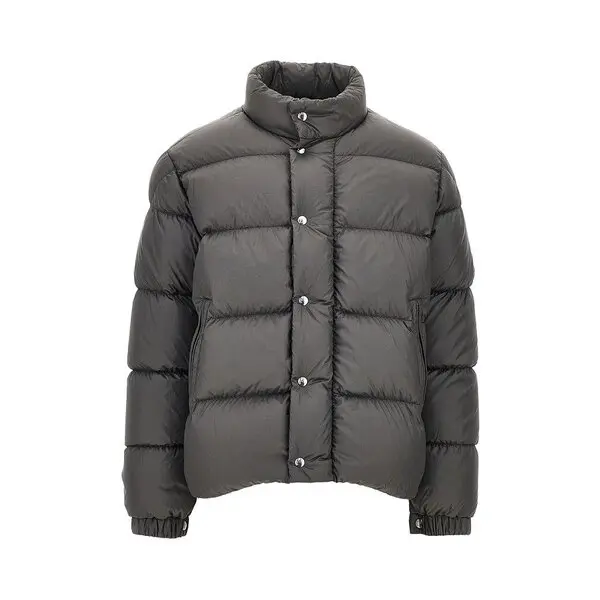 Moncler Pesio Down Jacket With Logo Patch