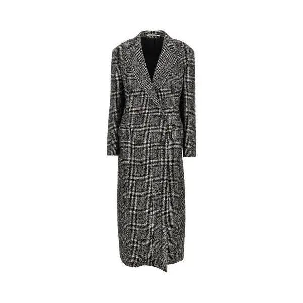 Tagliatore Prince Of Wales Long Coat