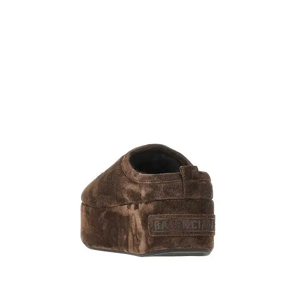 Balenciaga Alaska Soft Platform Clogs - Brown