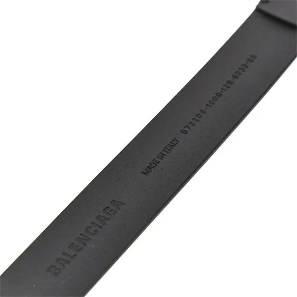 Balenciaga Oval Bb Leather Belt
