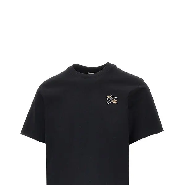 Burberry Flocked Ekd Motif T-hirt