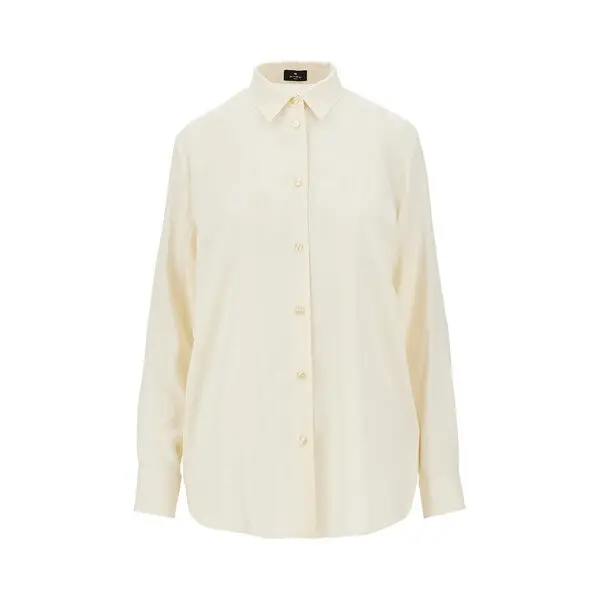 Etro Jacquard Paisley Silk-blend Shirt