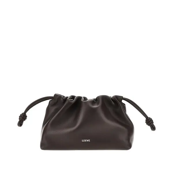 Loewe Nappa Leather Medium 'flaco' Purse - Brown