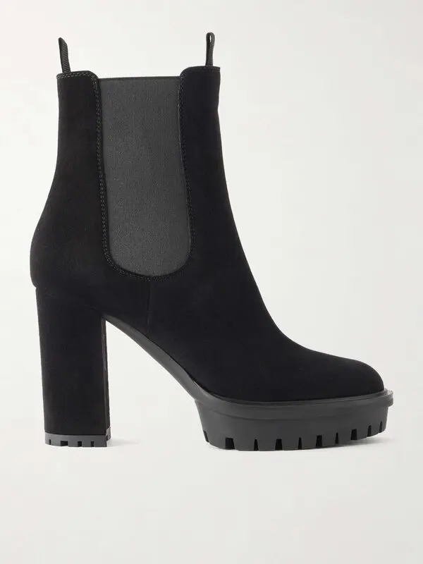 GIANVITO ROSSI Barry 70 Suede Ankle Boots