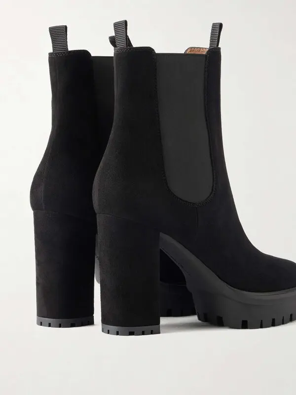 GIANVITO ROSSI Barry 70 Suede Ankle Boots