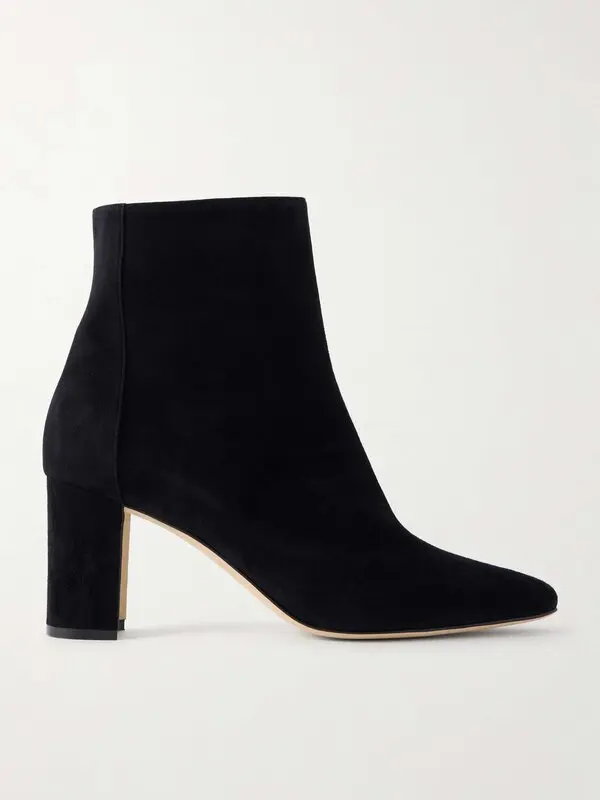 Manolo Blahnik Rosie 70 Suede Ankle Boots