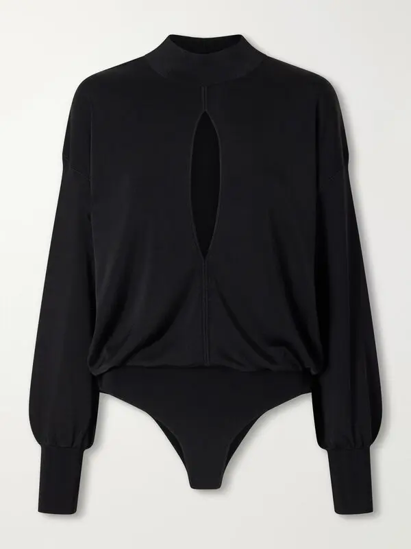 Galvan Fontana Stretch-jersey Bodysuit - Black