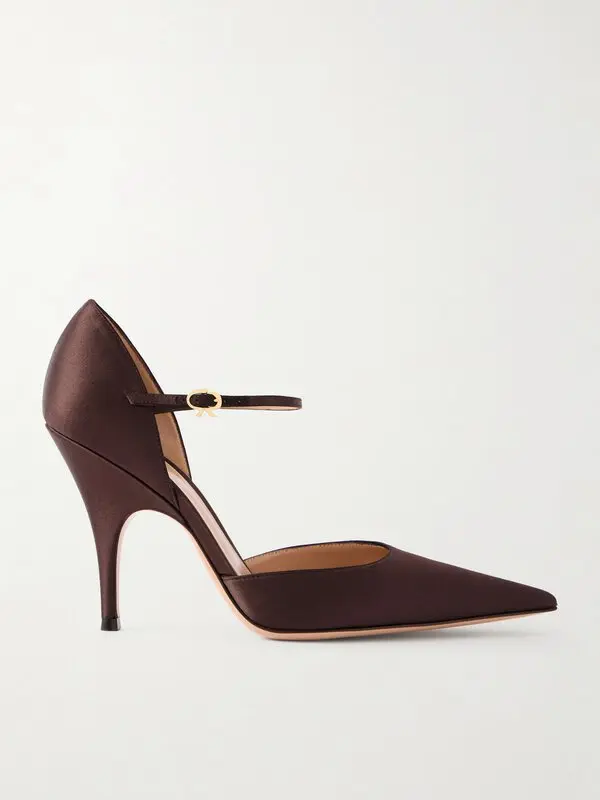 GIANVITO ROSSI Sofia D'orsay 95 Pumps - Brown