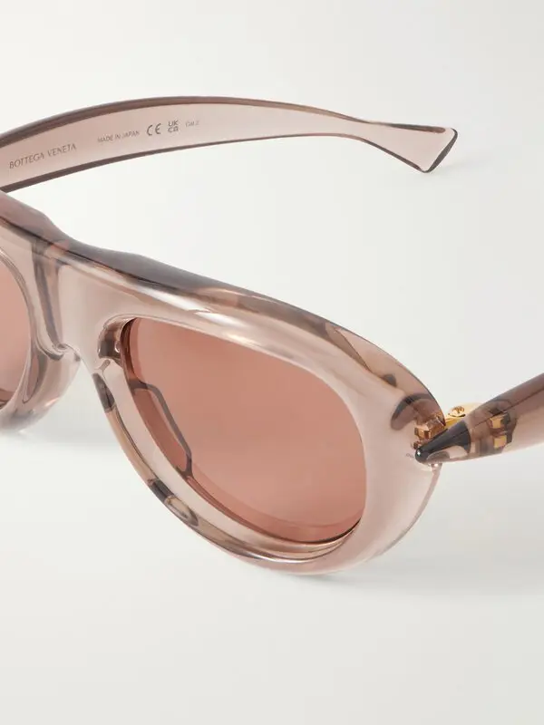 Bottega Veneta Sardine Aviator Sunglasses
