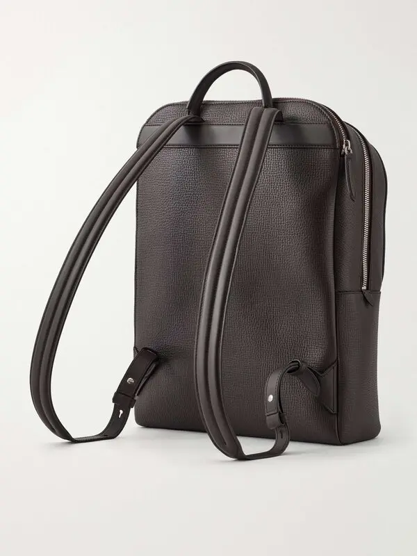 Smythson Full-grain Leather Backpack