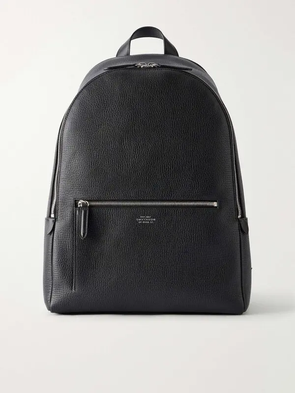 Smythson Full-grain Leather Backpack