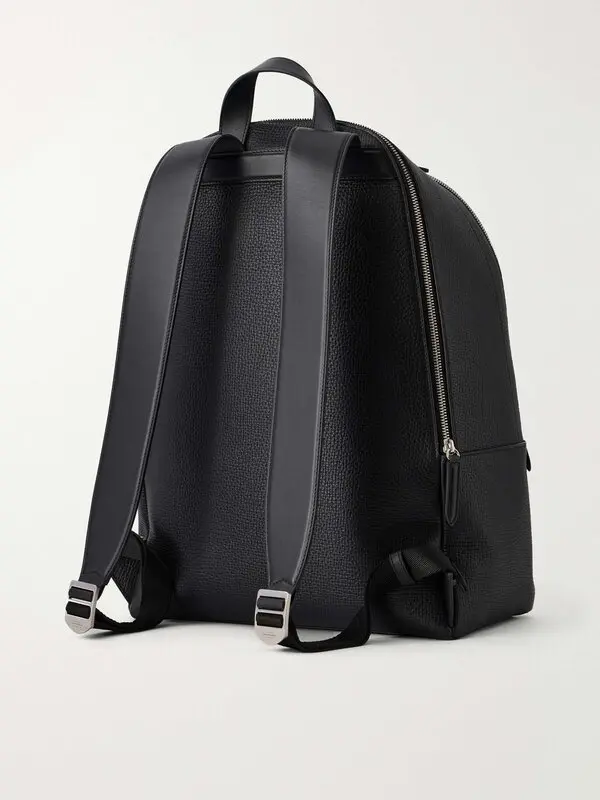 Smythson Full-grain Leather Backpack